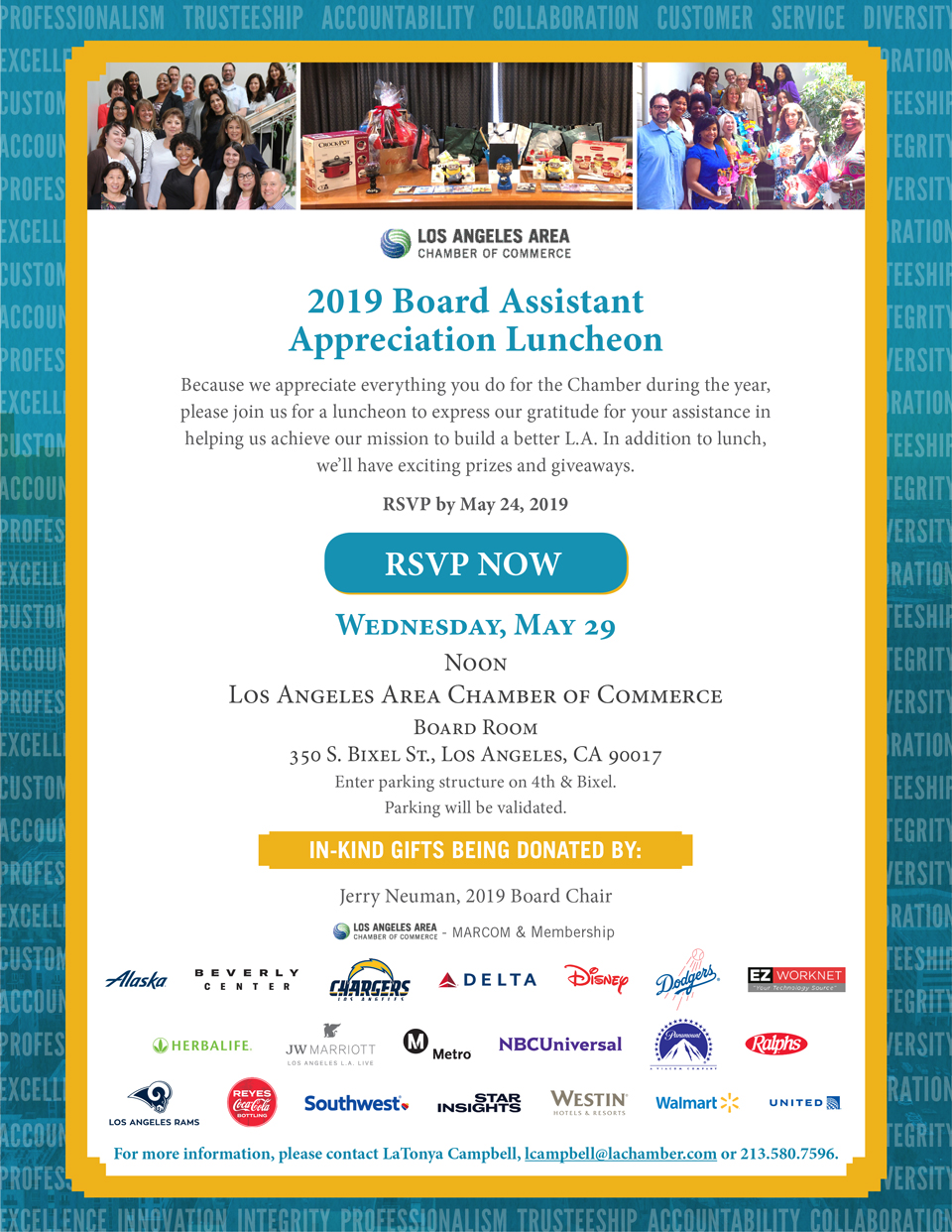 Chamber Board Administrative Assistant Appreciation Day Luncheon - Los ...
